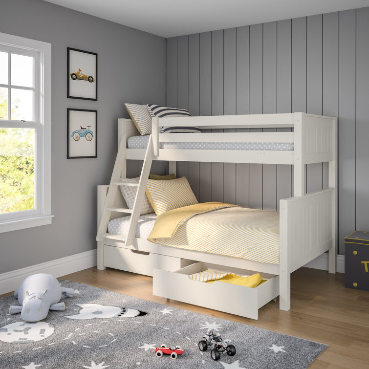 Stompa Classic Originals Trio Bunk Bed with a Pair of Drawers | Wayfair.co.uk